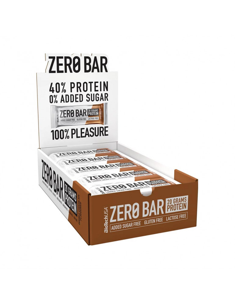 Zéro bar (20x50g) - Barres protéinées - Biotech USA