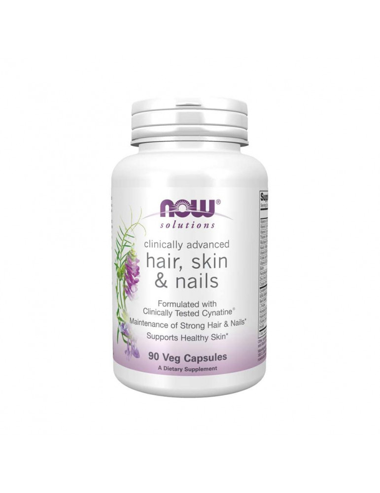 Hair, skin & nails (90 caps) - Now Solutions
